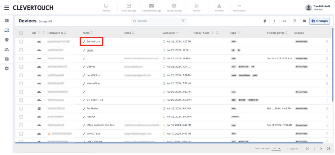 Clevertouch | IMPACT LUX | Enrolling the screen to Clevertouch MDM – Clevertouch Support
