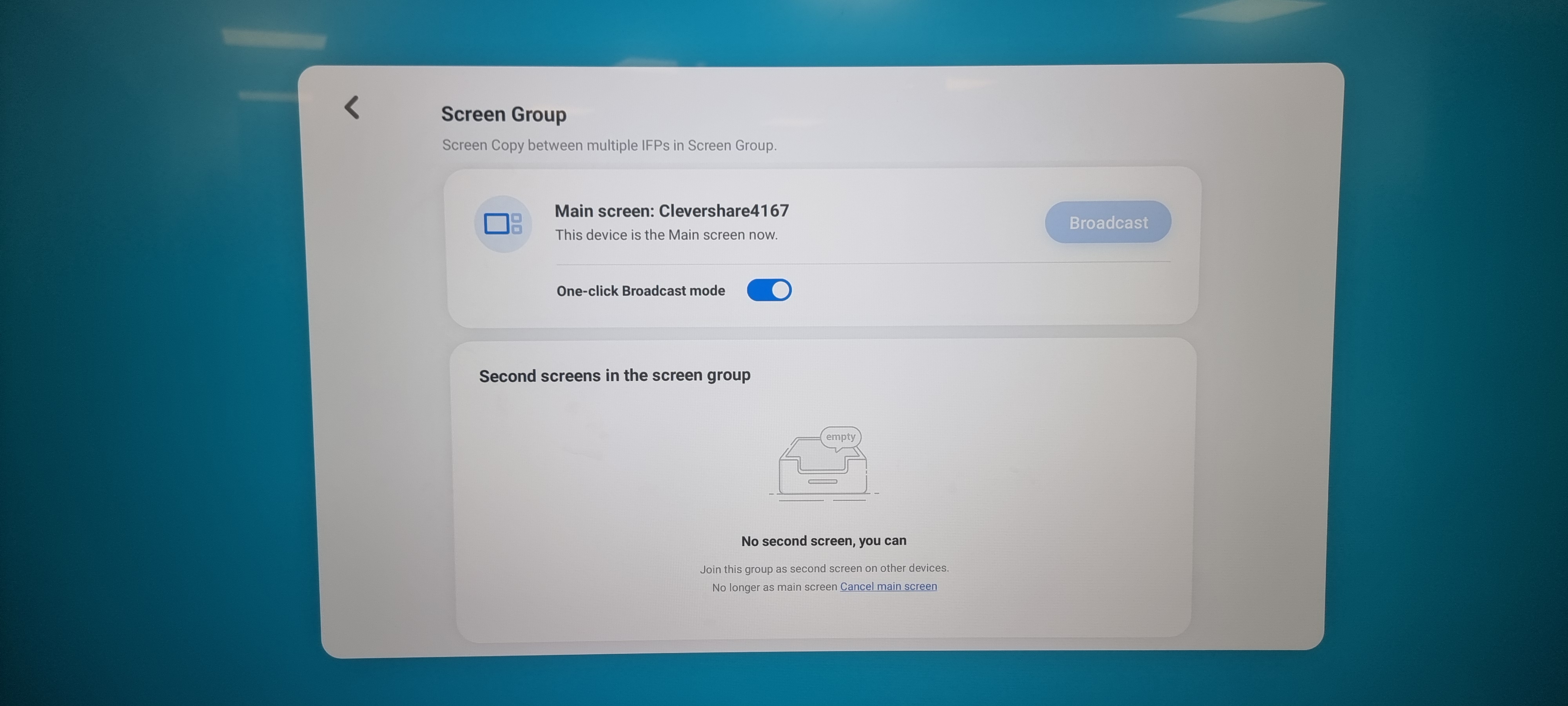 Clevertouch | Clevershare Application | Clevershare groups (screenshare ...