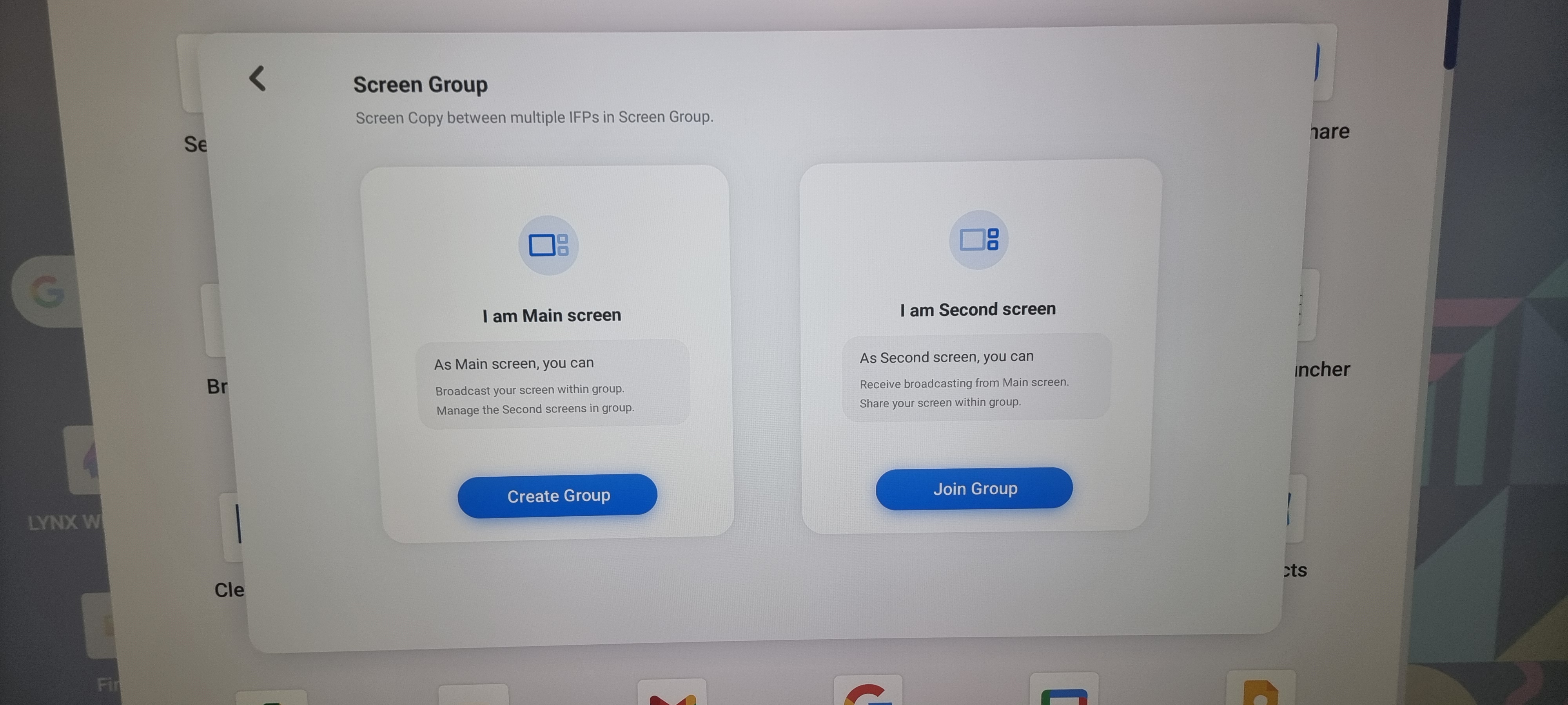 Clevertouch | Clevershare Application | Clevershare groups (screenshare ...