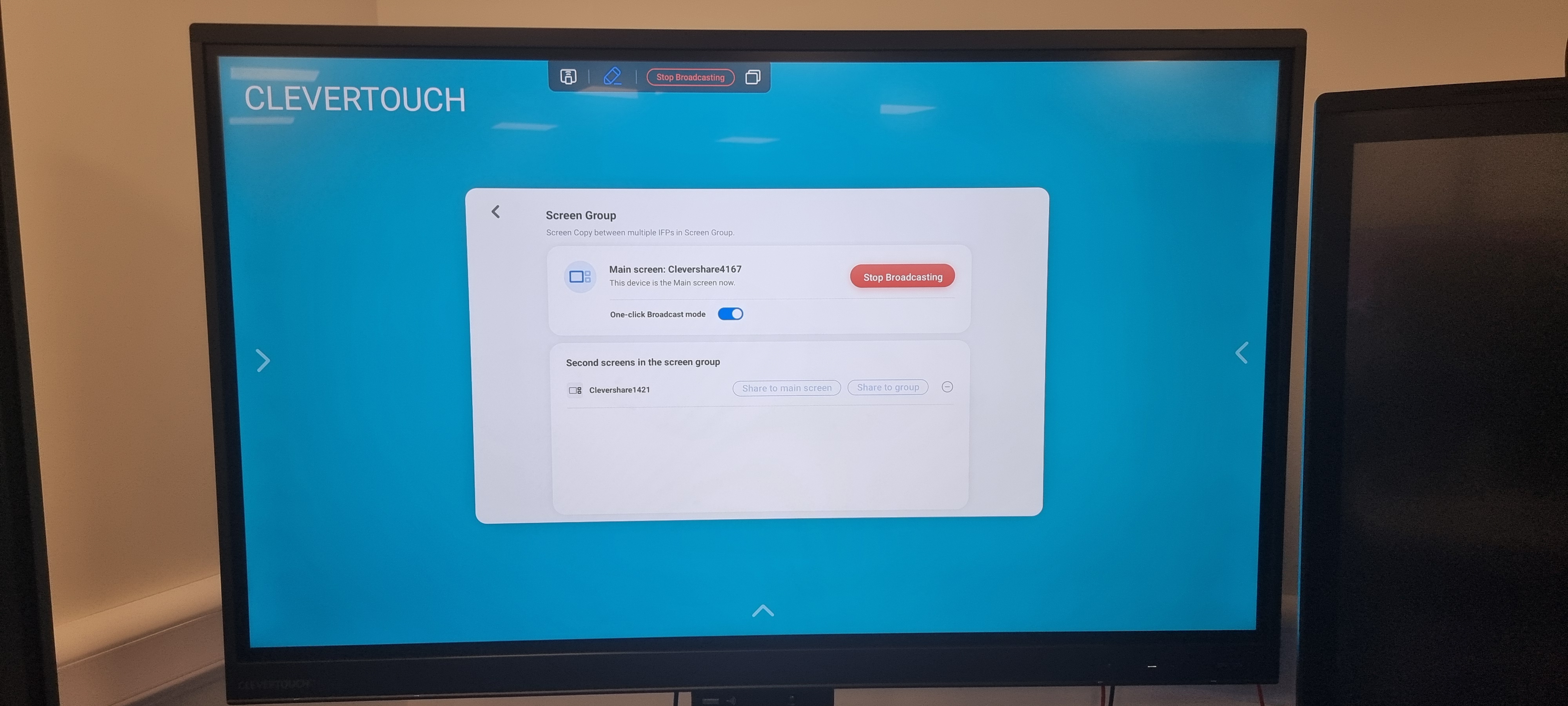 Clevertouch | Clevershare Application | Clevershare groups (screenshare ...