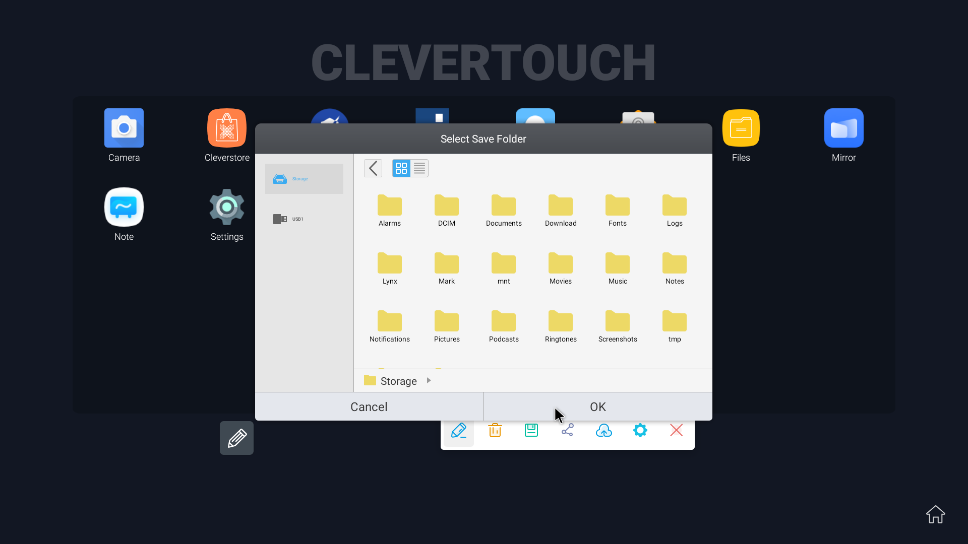 Clevertouch | CleverHub | How do I use the annotation tools ...