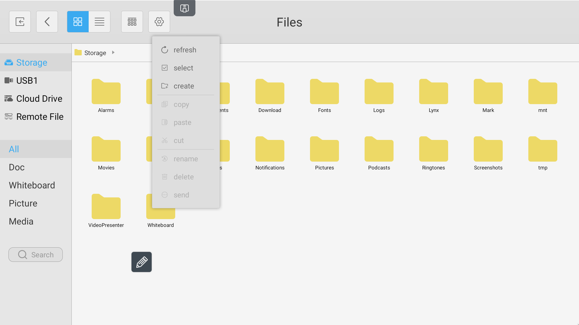 Clevertouch | CLEVERHUB | How do I create folders for my apps ...