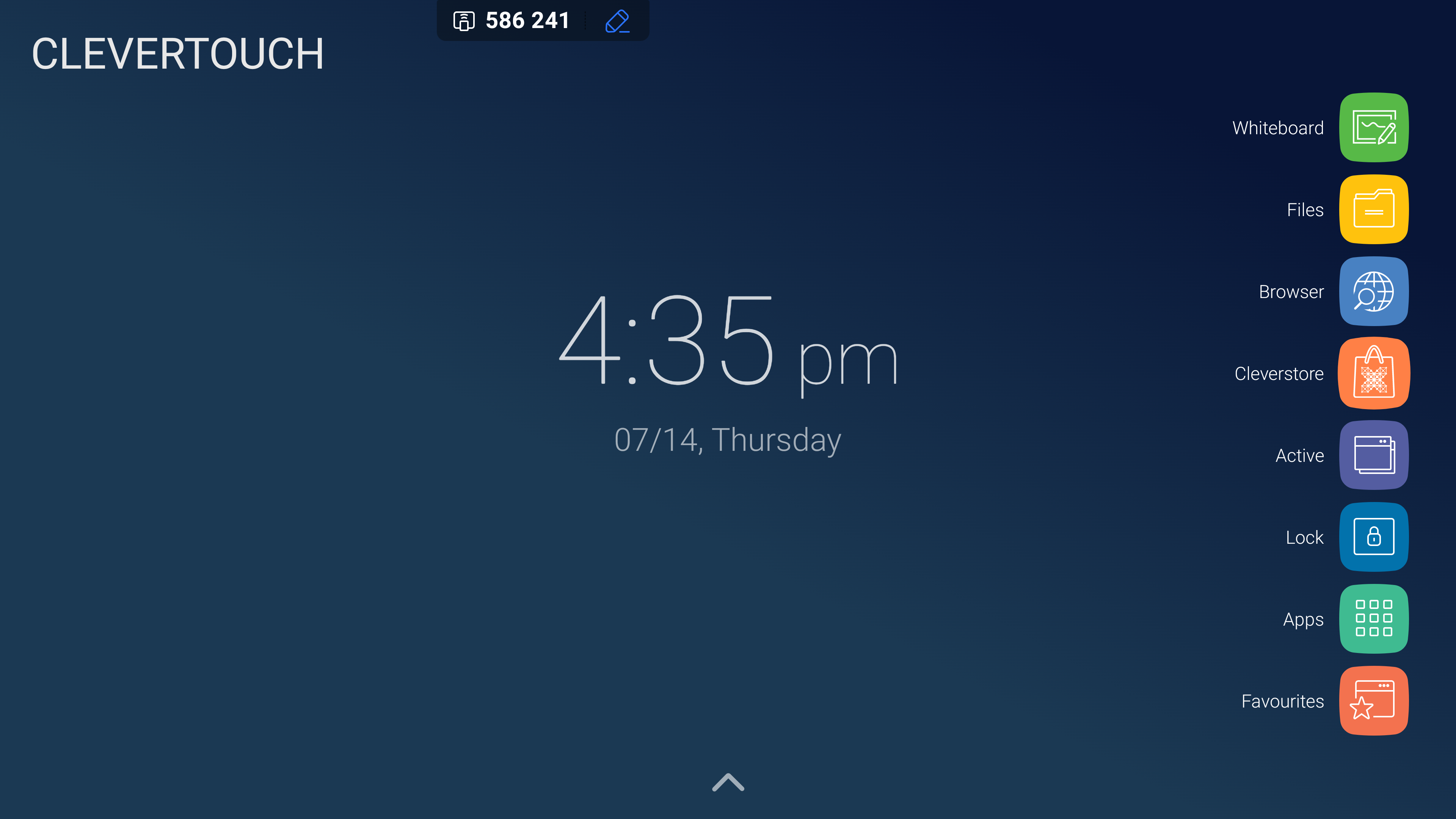 Clevertouch | Impact Max | How do I use the LUX menu? – Clevertouch Support