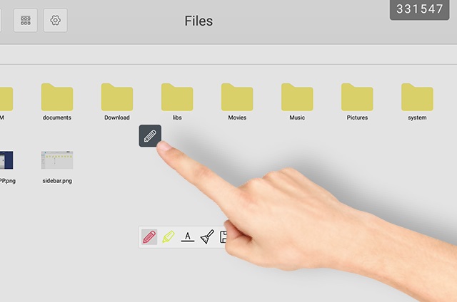 Clevertouch | UX PRO | How do I use the annotation tools? – Clevertouch ...